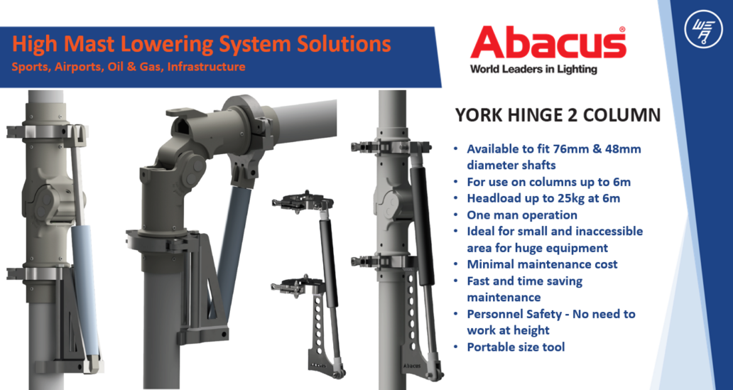High Mast Lighting and Motorised Lowering Systems